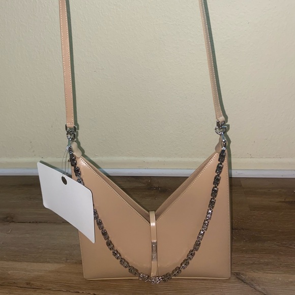 Givenchy | Bags | Givenchy Angular Cutout Chain Strap Leather Handbag ...